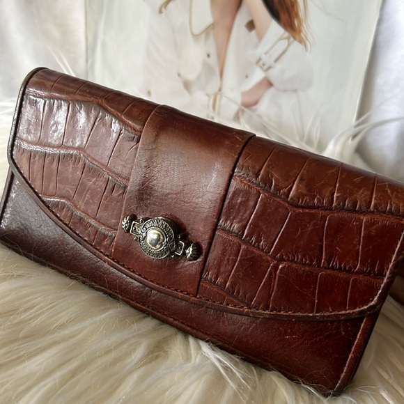 Brighton | Bags | Brighton Genuine Embossed Leather Wallet | Poshmark